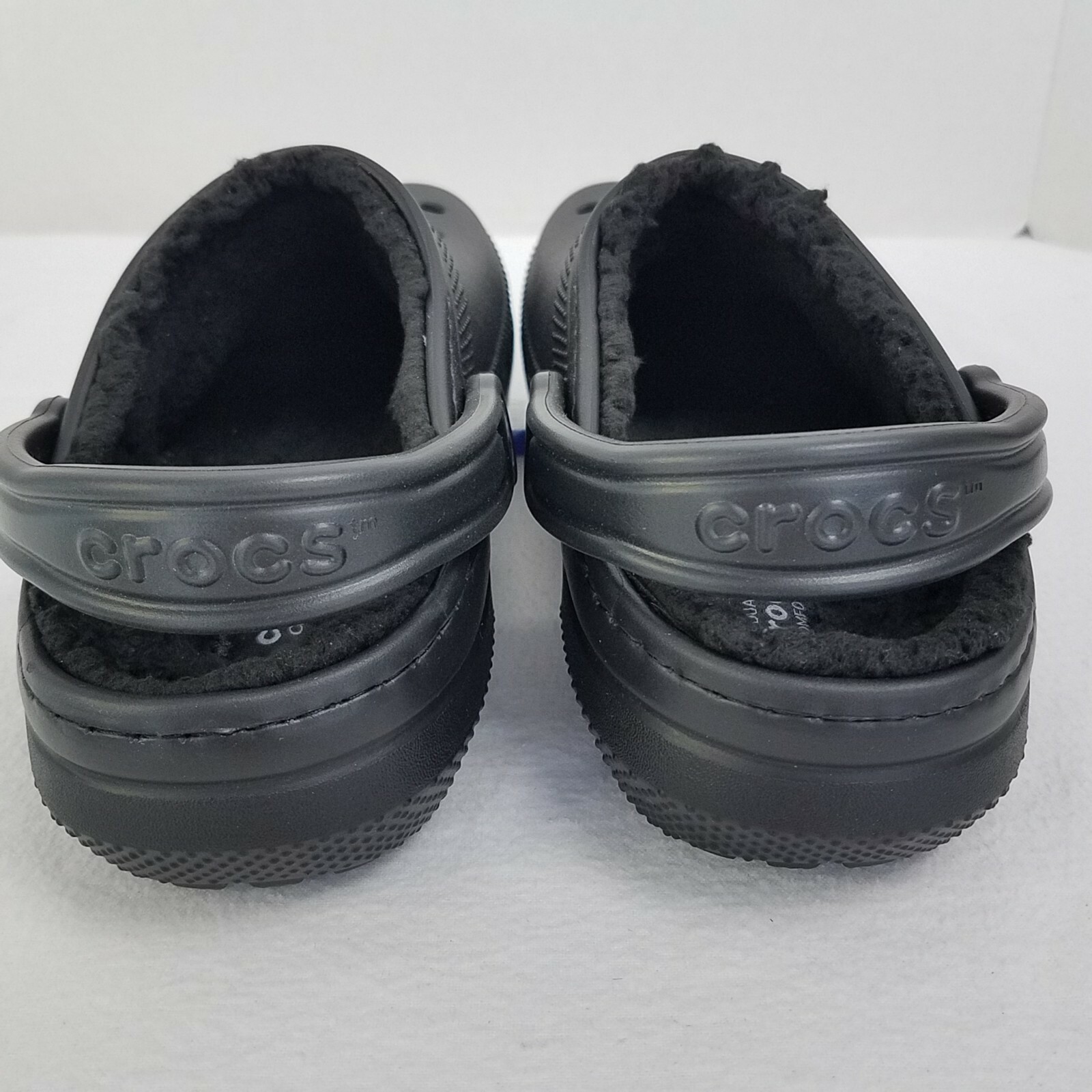 Crocs Classic Furry Lined Clog/Slip On Black W/8 M/6 … - Gem
