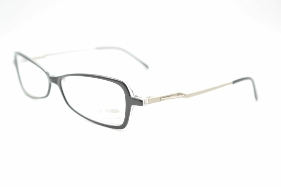 No Limits 8123-001 51[]13 135 Black Silver Oval Glasses Frame New | eBay