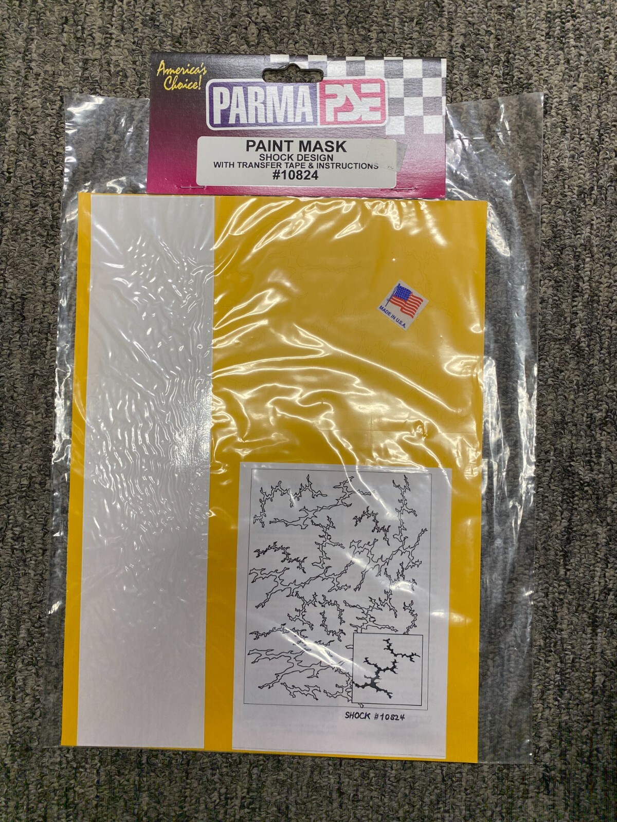 Parma RC Paint Mask, Shock Design #10824 | eBay