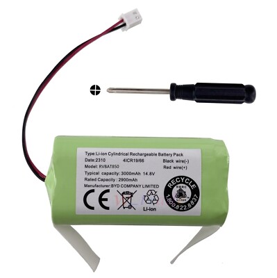 Battery RVBAT850 for Shark Robot R85 RV1000S RV1001AE RV1100VL UR1000SR ...