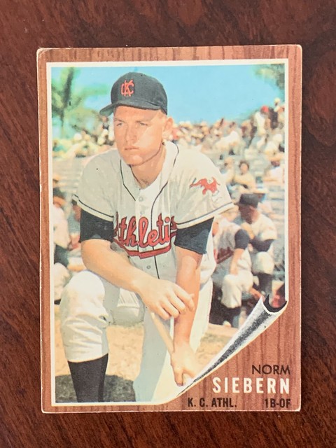 1962 Topps - #275 Norm Siebern for sale online | eBay