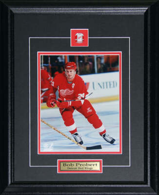 Bob Probert Detroit Red Wings 8x10 Hockey Memorabilia Collector Frame ...