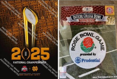 2025 NATIONAL CHAMPIONSHIP GAME PROGRAM + ROSE BOWL PATCH OHIO STATE ...