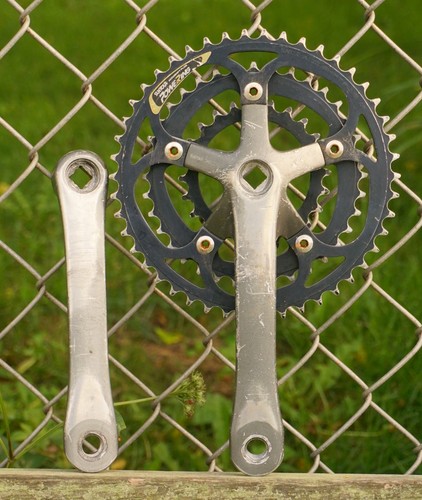 Vintage Suntour XC Crankset Triple Powering Square Taper Cranks ...