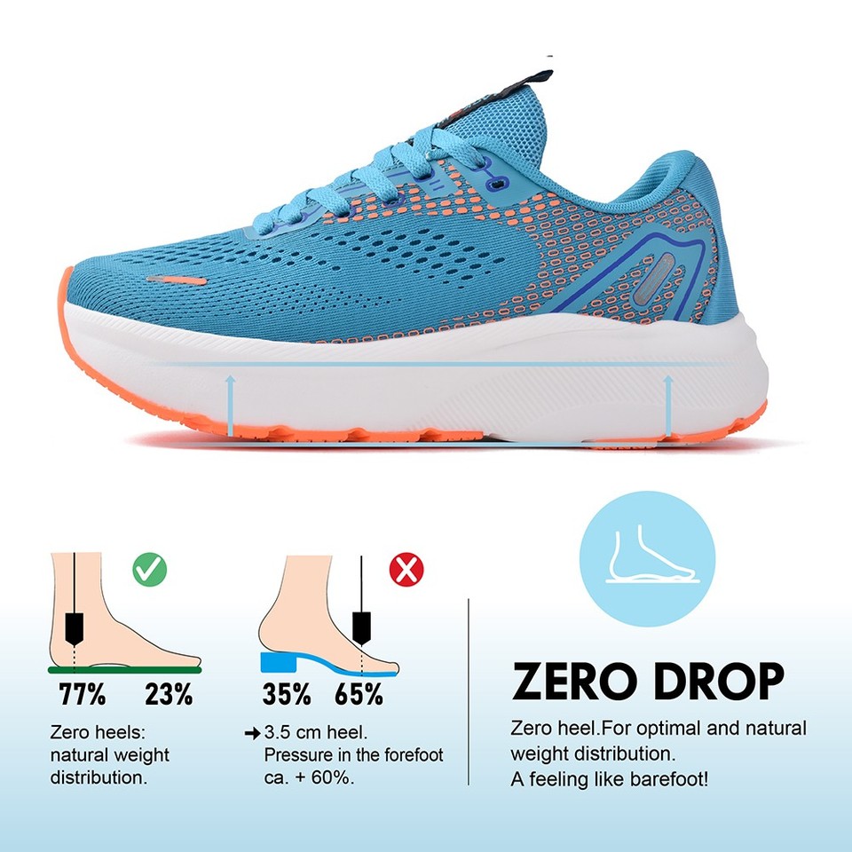JACKSHIBO Men's Wide Toe Box Shoes Arch Support Wide Width Sneakers for ...