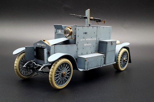 Copper State Models 1/35 BELGIAN WWI MINERVA ARMORED CAR | eBay