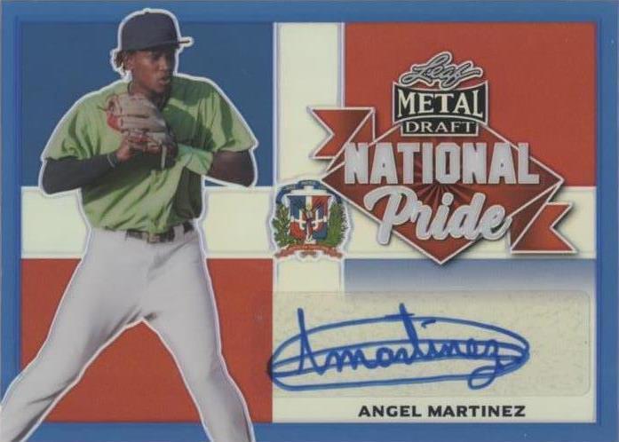 2021 Leaf Metal Draft - National Pride Angel Martinez #NP-AM1 Blue ...
