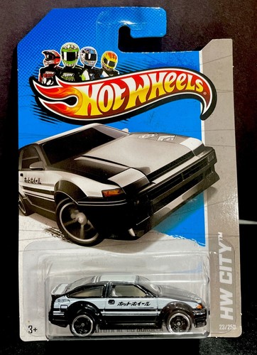 Hot Wheels 2013 Toyota AE-86 Corolla - HW City- Black, MC5 Wheels ...