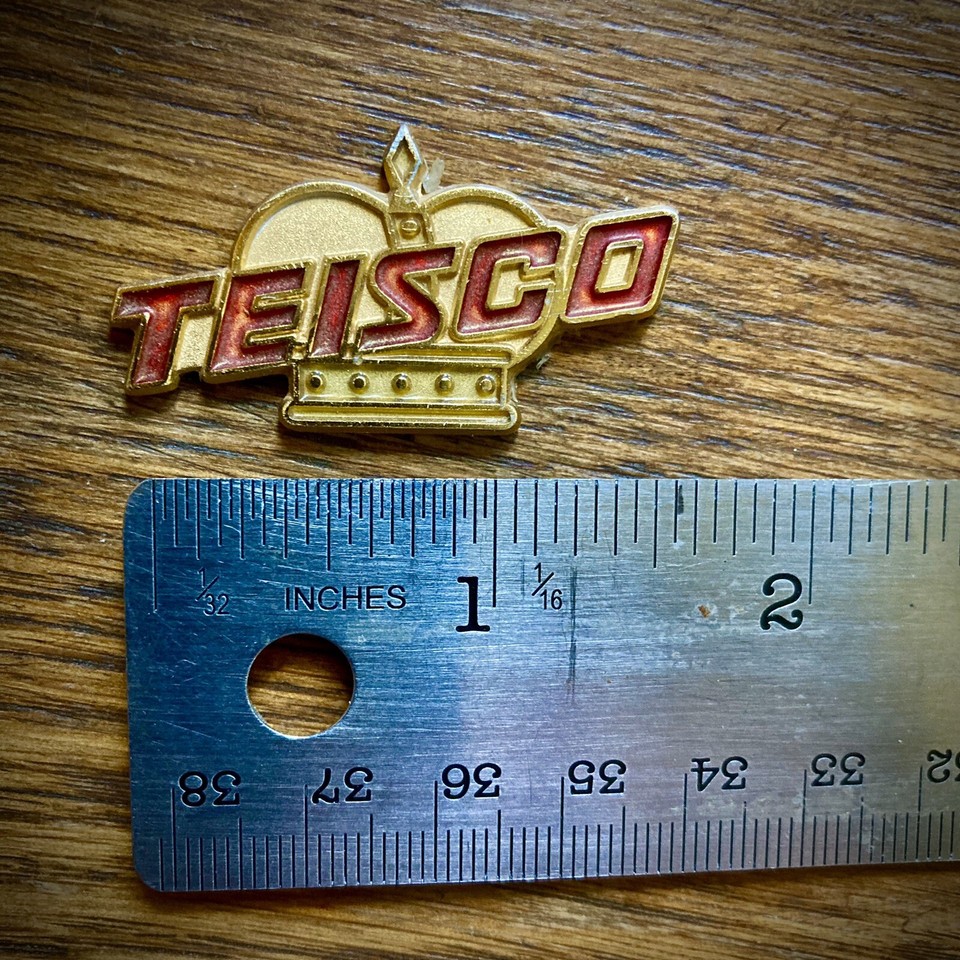 Vintage 1960s Tiesco Guitar LOGO EMBLEM Badge ORIGINAL METAL Japan ...