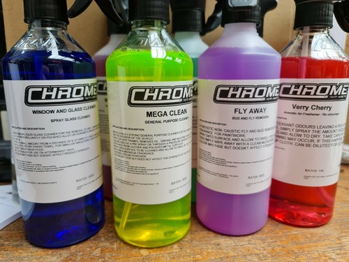 CHOICE OF 4 CHROME CLEANING PRODUCTS FOR £26 + FREE MICROFIBRE CHOOSE ...