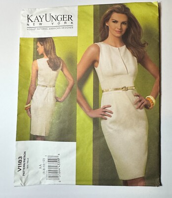 Vogue Designer Pattern V1183 by Kay Unger Misses' Dress Size 6-12 UNCUT ...