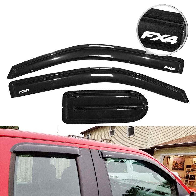 Fits 04-14 Ford F150 Supercab Extended Cab Window Visor Weather Guard ...