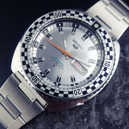 Vintage Seiko Rally Diver Gris 6119-7173 Montre Homme Oversize Montre ...
