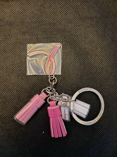 CLINIQUE PINK BREAST CANCER KEY CHAIN! e3785DXX | eBay