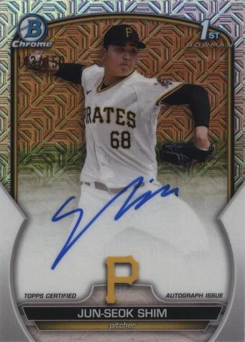 2023 Bowman Chrome - Prospect Autographs Jun-Seok Shim #CPA-JSH Choice ...