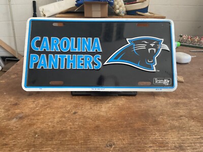 Carolina Panthers NFL Football License Plate Metal 1993 | eBay