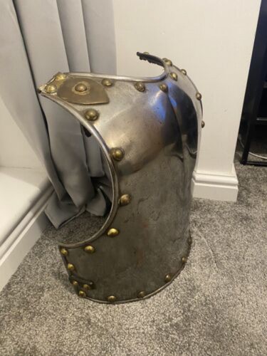 ANTIQUE ARMOUR SOLDIERS BACK PLATE CUIRASSIER NAPOLEONIC BACK PLATE C ...