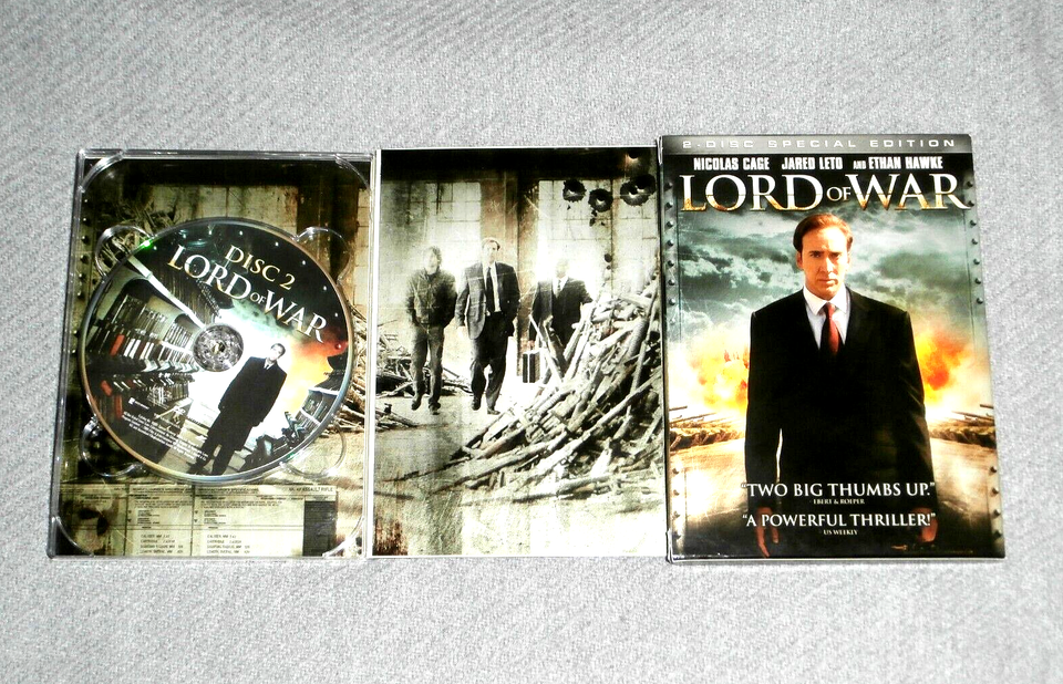 LORD OF WAR NICOLAS CAGE 2 DISC SPECIAL EDITION POWERFUL THRILLER ...