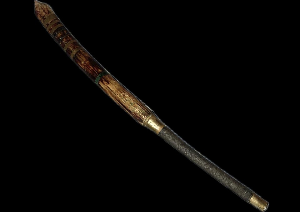 Antique Siamese Daab Sword - Thick Sharp Blade! Museum Grade | eBay
