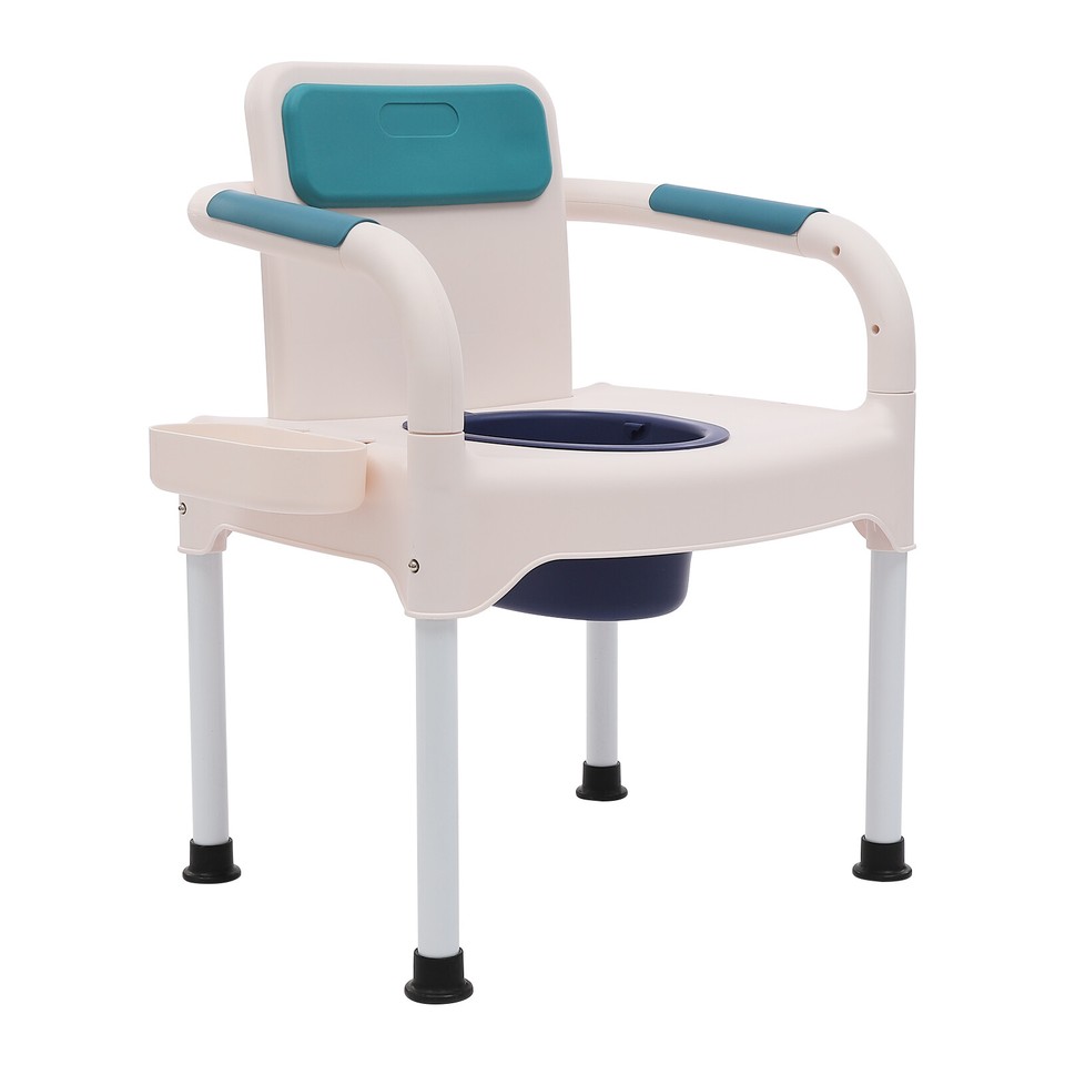 Bedside Commodes Chair Toilet Chair Commode Toilet W/Armrests Home | eBay