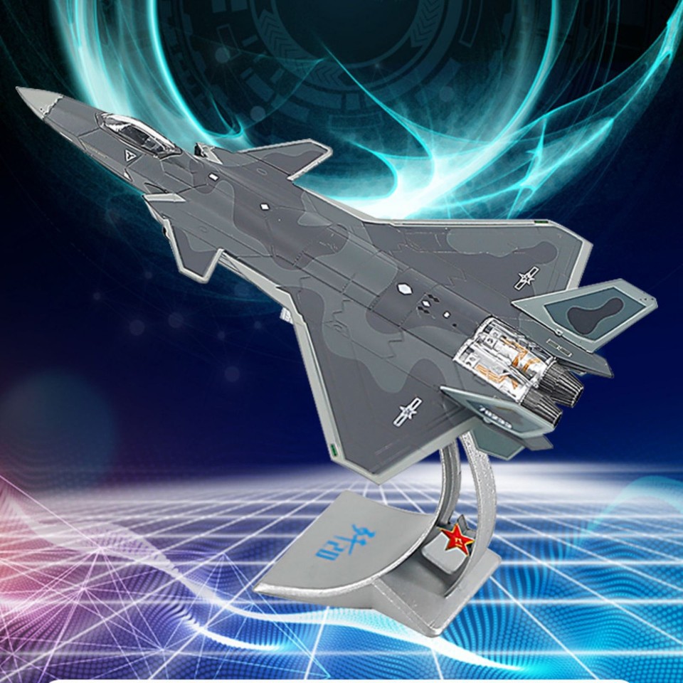 1/144 Scale Chinese Air Force Chengdu J-20 Fire Fang Fighter Plane ...