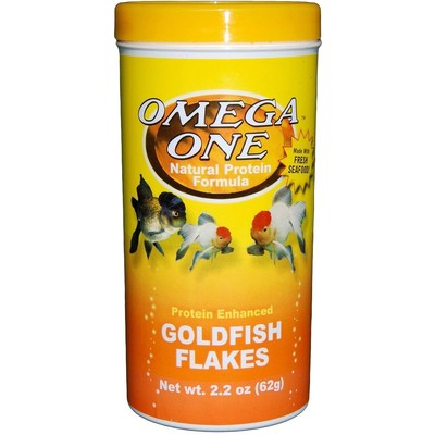 Omega One Goldfish Flakes Fish Food 2.2 oz | eBay
