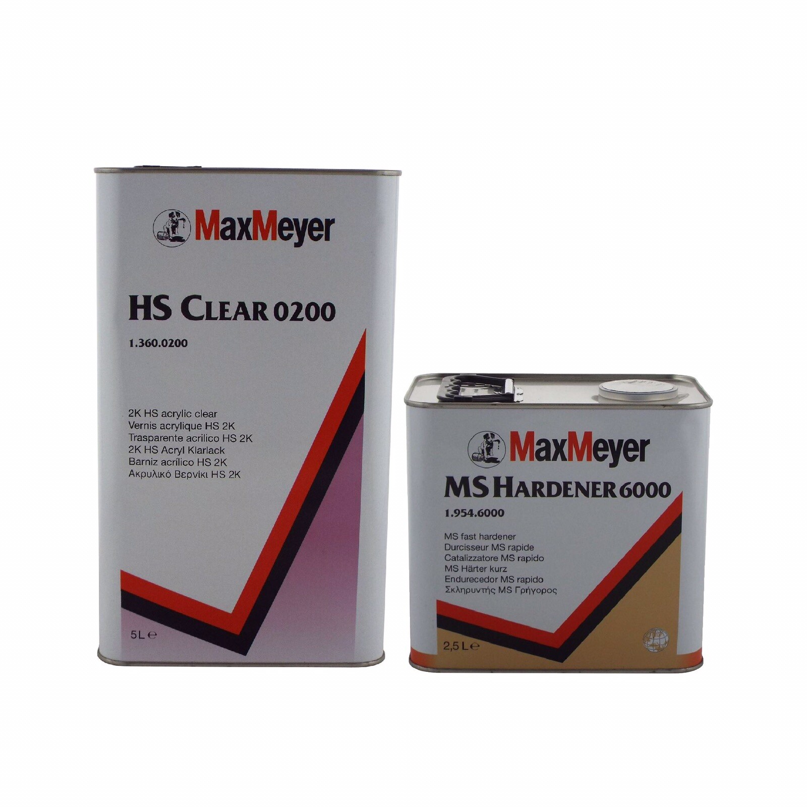 Max Meyer 0200 HS Lacquer 2K Clear Coat Lacquer & Hardener 7.5 Litre ...