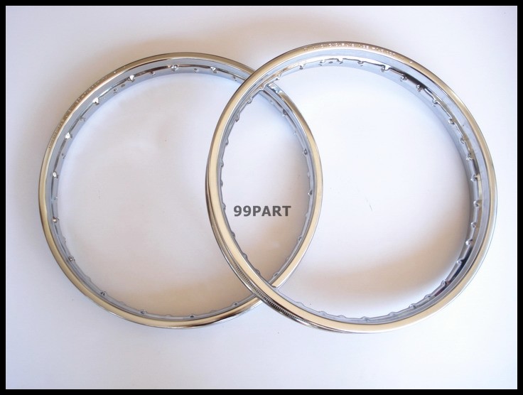 HONDA DREAM 250 305 C72 CA72 CS72 C77 CA77 FRONT & REAR WHEEL RIM METAL ...