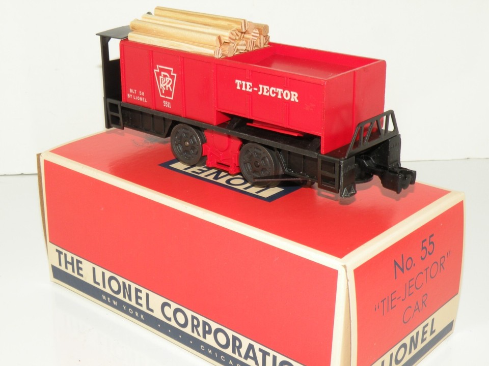 Lionel PW 55 Tie Jector Car w/ Box Liner | eBay