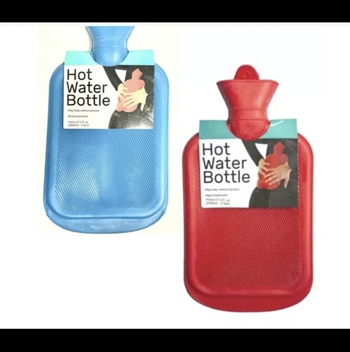 2000ML Rubber Heat Water Bag Hot Cold Warmer Bottle Bag Therapy(2 Pc ...