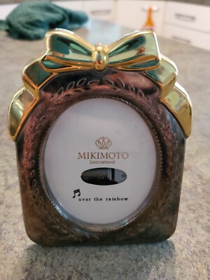 MIKIMOTO Desktop Musical Picture Frame SOMEWHERE OVER THE RAINBOW See ...