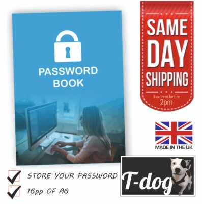 Password Book: Internet Password Logbook, Store and update your ...