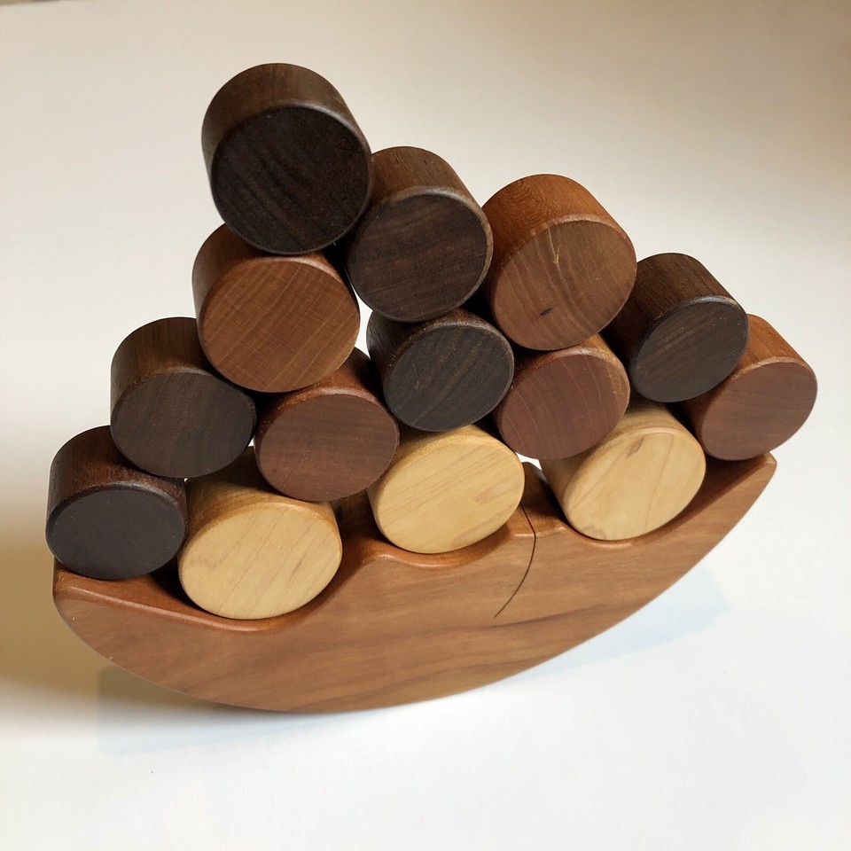 Wooden Half Moon BALANCING BLOCKS SET – Quality Handmade Heirloom ...