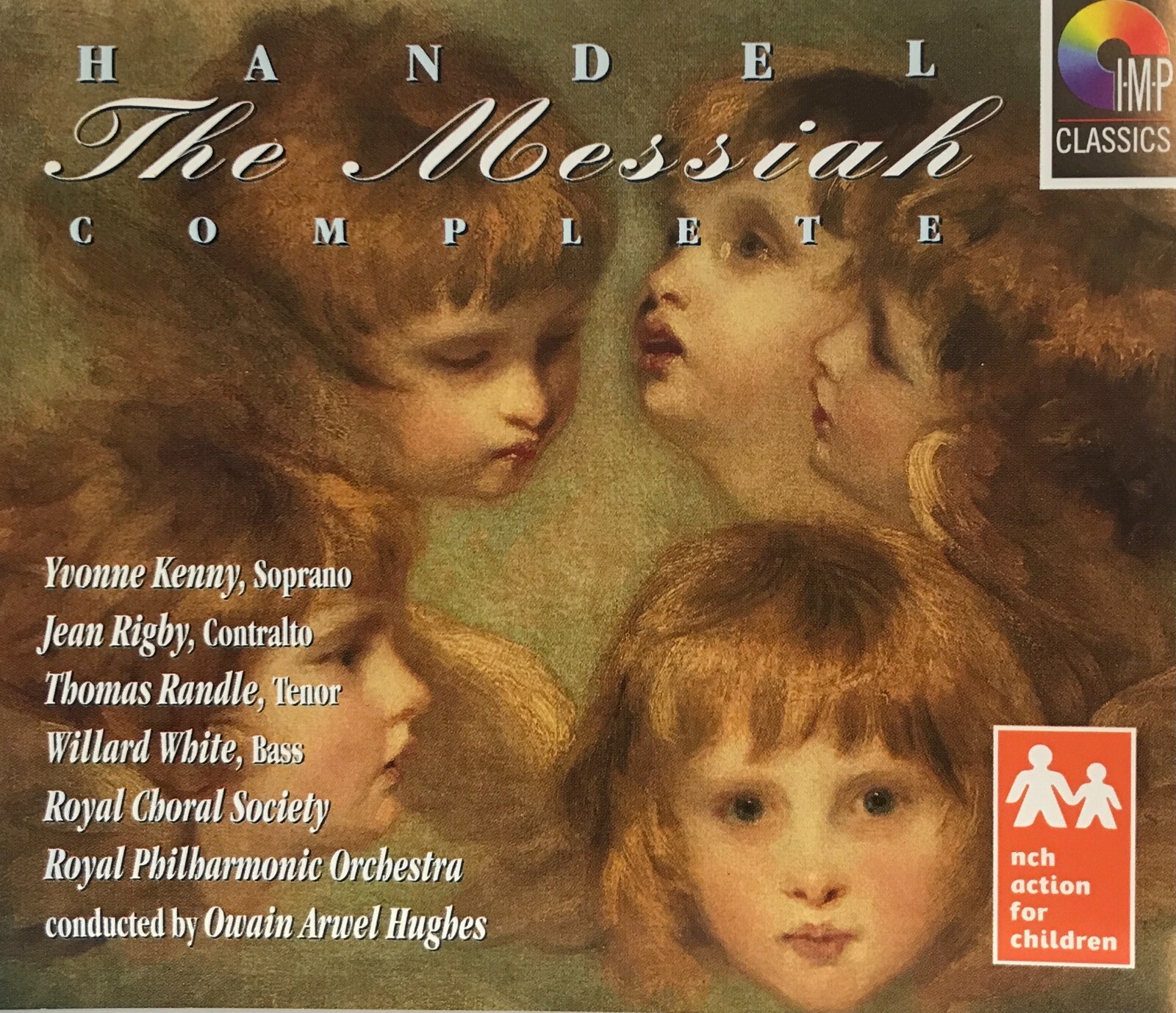 Handel: The Messiah Complete Yvonne Kenny, Jean Rigby, Thomas Randle (2 ...