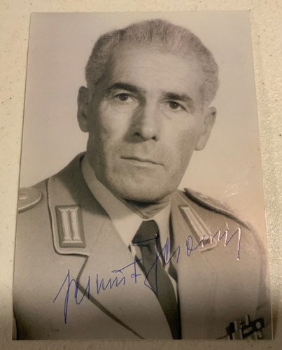 WWII German Army Helmut Jeserer Knights Cross Signed Photo | eBay