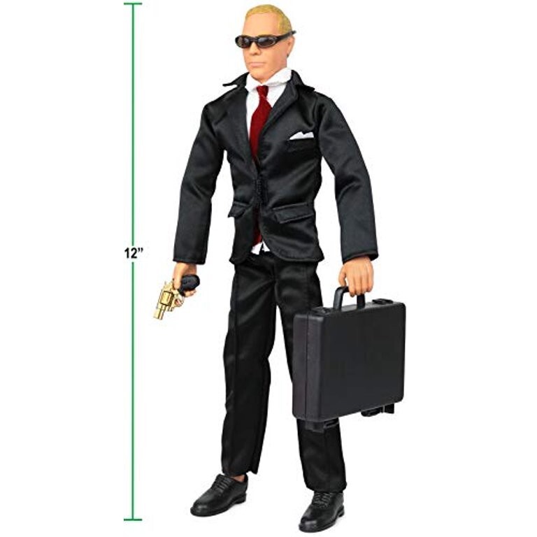 Click N' Play 12" Inch Secret Service Agent Action Figure Play Set w ...