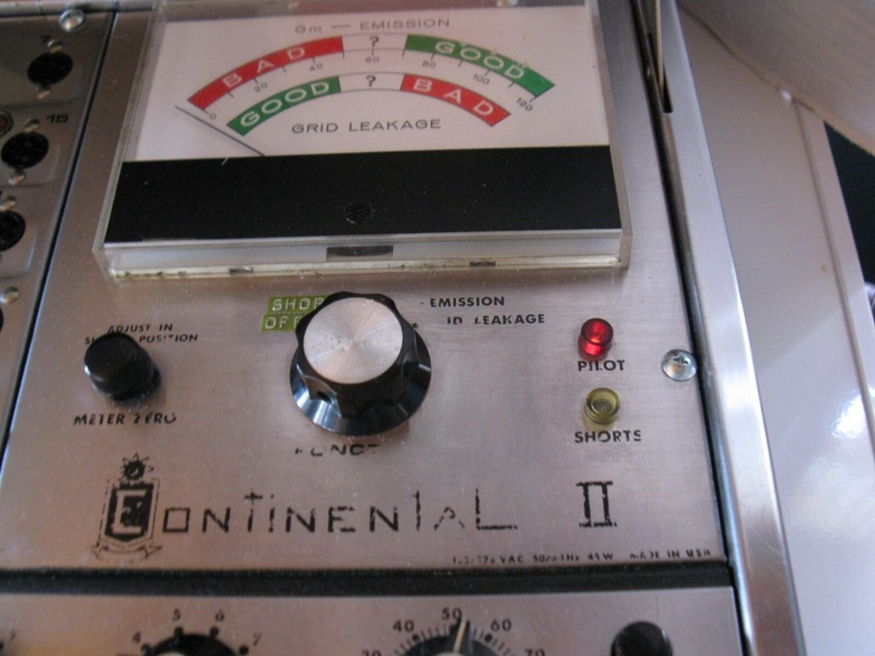SENCORE CONTINENTAL II MU150 DYNAMIC MUTUAL CONDUCTANCE TUBE TESTER | eBay
