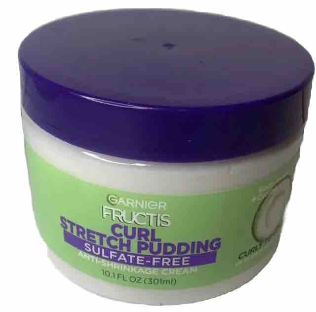 Garnier Fructis Curl Stretch Pudding Sulfate Free Anti-Shrinkage Cream ...