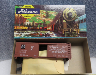 ATHEARN HO ATSF 5017 40FT SUPPER CHIEF BOX KIT UNBUILT 629549 | eBay