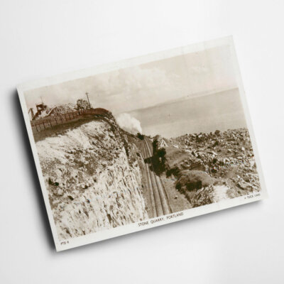 A4 PRINT - Vintage Dorset - Stone Quarry, Portland | eBay