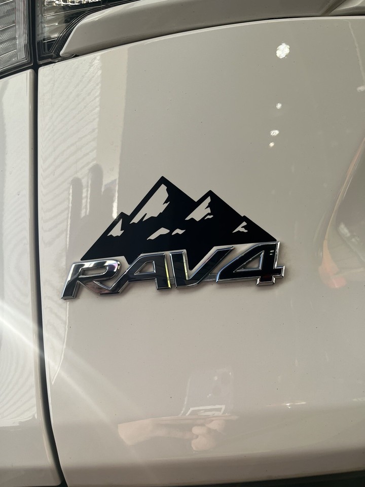 Mountain Decal Fits Toyota Rav 4 2019-2024 Rear Badge Vinyl Sticker Car ...