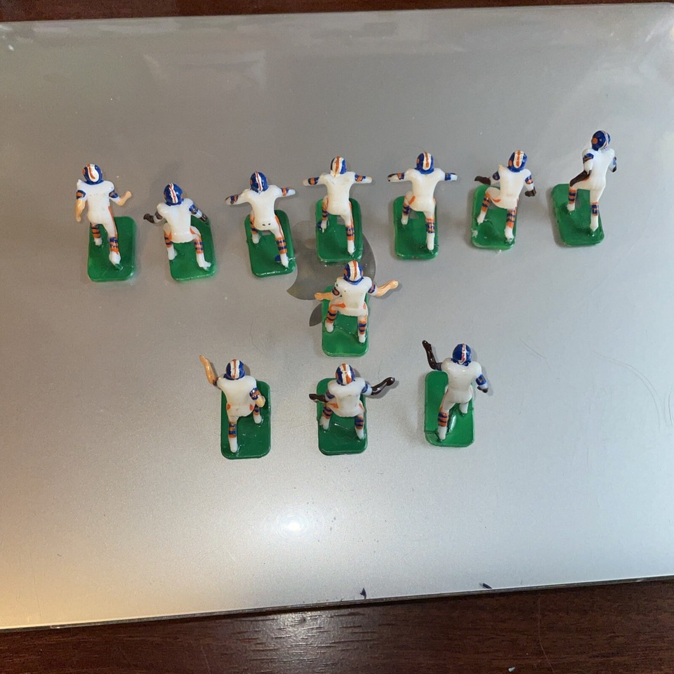 Tudor Electric Football Denver Broncos White Jersey HKWS 1980s | eBay