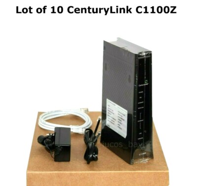 Lot of 10 CenturyLink ZyXEL C1100Z 802.11n Wireless Modem Router ADSL2 ...