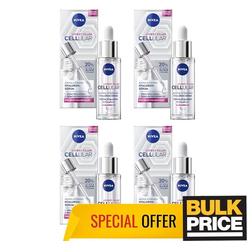Sérum De Remplissage Hyaluronique Nivea Expert Filler 30ml 4-Pack 4005900956941 | eBay