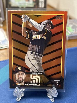 2023 Topps Update Alfonso Rivas Orange And Black Stripes Parallel | eBay