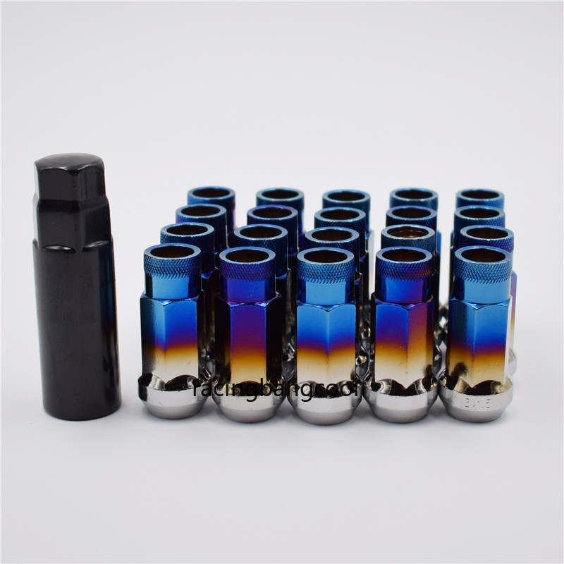 M12X1.25 Roasted Blue Wheel Nuts Wheel Lug Nuts Wheel Rim Nuts With ...