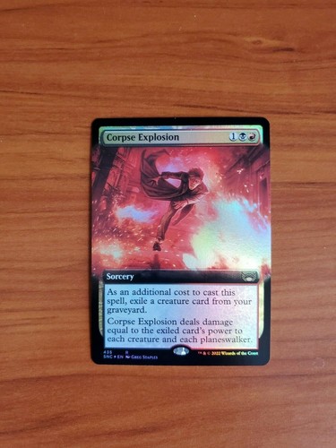 MTG Streets of New Capenna - Corpse Explosion (435) Extended Art FOIL ...