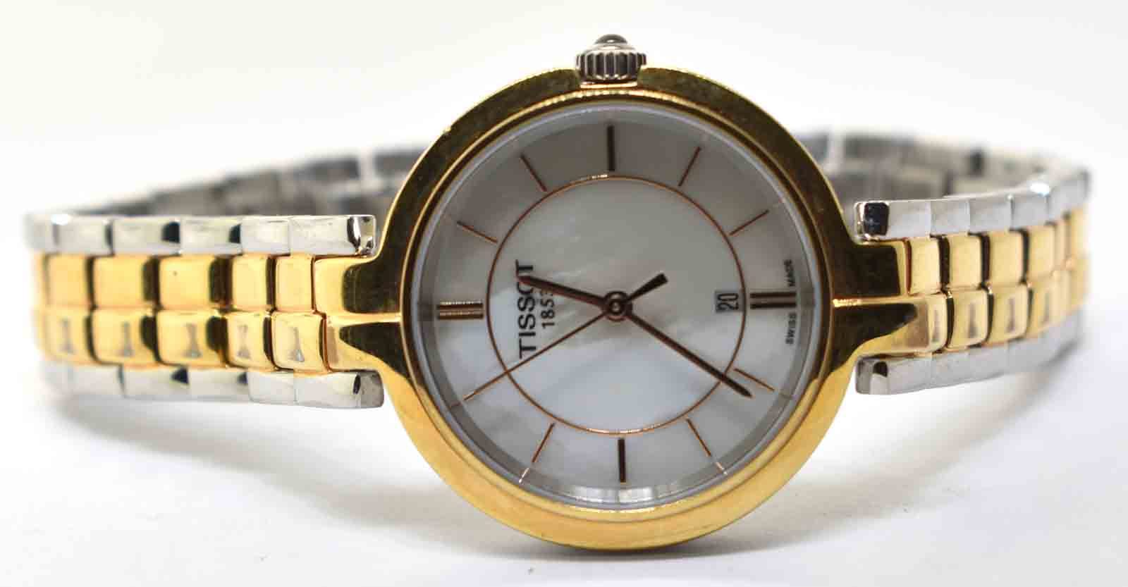 TISSOT 1853 STAINLESS STEEL GOLDTONE QUARTZ WATCH T094210A | eBay