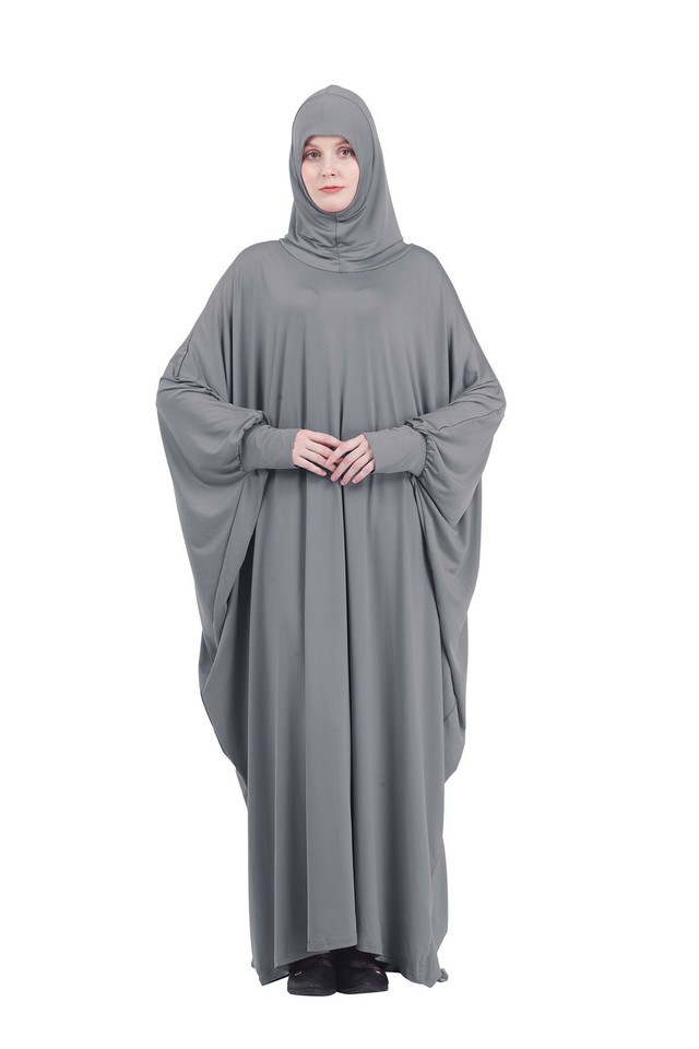Ramadan Muslim Women Long Maxi Dress Abaya Islamic Prayer Robe Kaftan ...