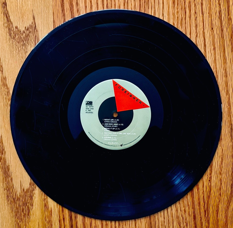 FOREIGNER Signed FOREIGNER 4 Vinyl Record By Lou Gramm~Mick Jones & Ian McDonald | eBay